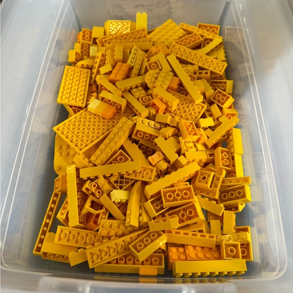 Lego | Toys | 2lbs Genuine Lego Yellow Blend Random Bricks Pieces Plate ...